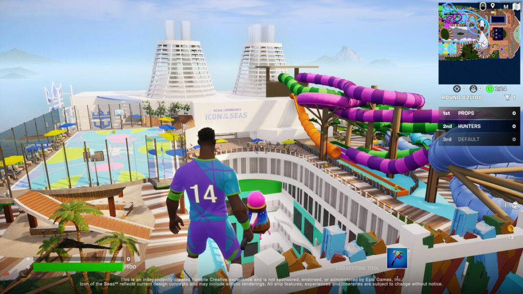 Royal Caribbean's Icon of the Seas Playable in Fortnite