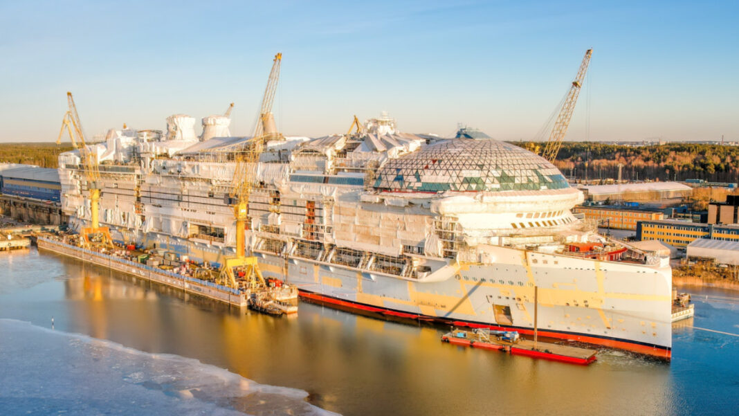 First Engine Started on Massive New Royal Caribbean Cruise Ship