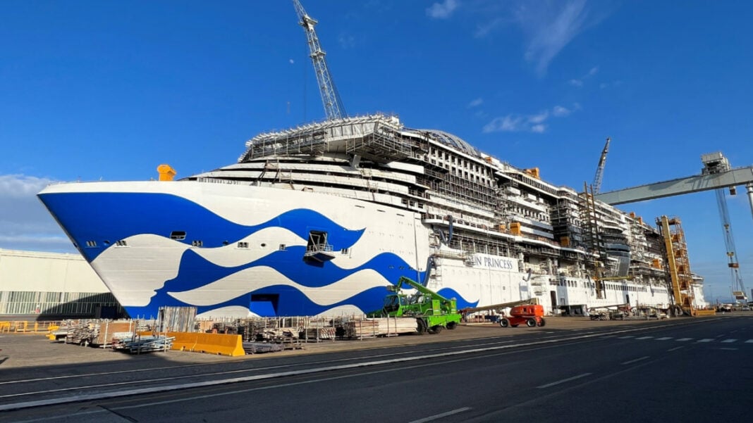 New Princess Cruise Ship to Feature First Rollglider at Sea
