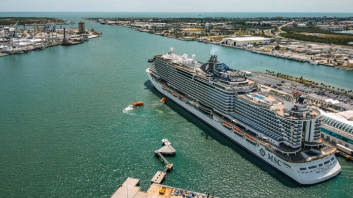 MSC Cruise Ship Latest to Homeport From Port Canaveral