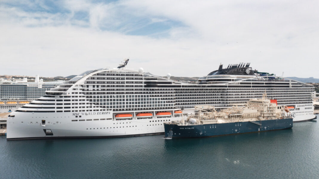 MSC Cruise Ship Marks LNG Milestone in Marseille