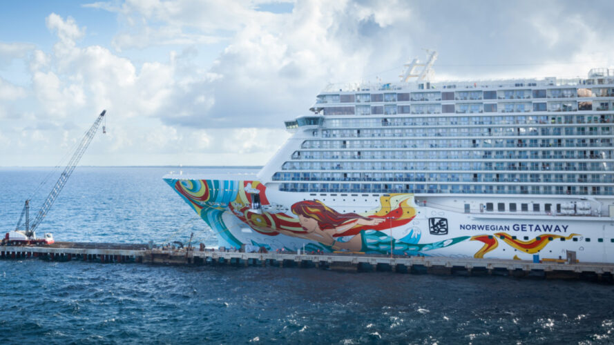 Artist for Norwegian Cruise Ship Hull Art Passes at 50
