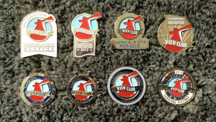 Carnival Cruise Line Reveals New 2024 Loyalty Pins