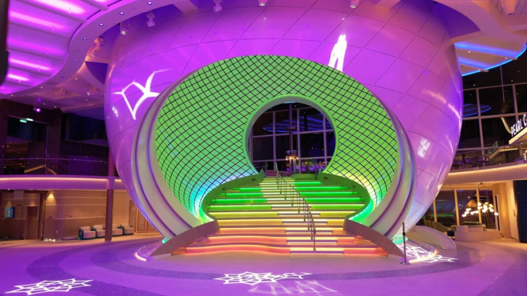 Massive Pearl Structure Installed on Royal Caribbean’s 4th Icon Class Ship