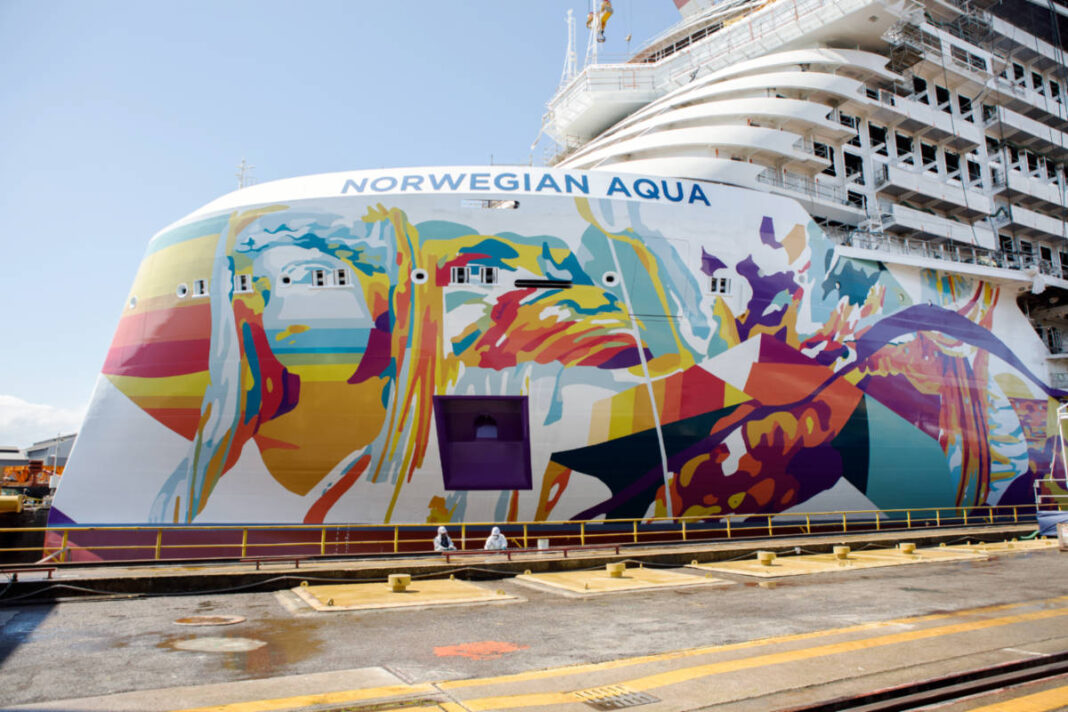 Norwegian Aqua Cruise Ship Reaches Major Construction Milestone