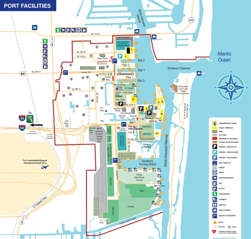 Fort Lauderdale Cruise Port: Piers, Amenities, and Getting Around