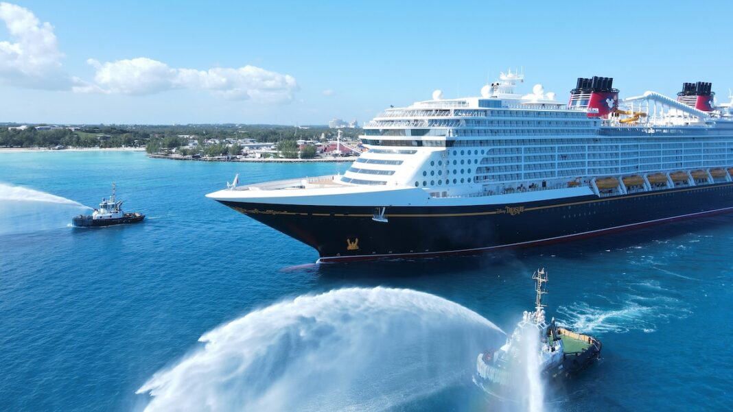New Disney Ship Makes Maiden Call in Nassau, Bahamas