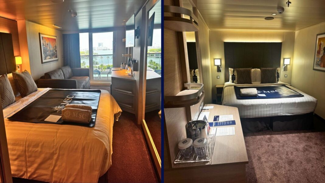 I Got a First Look at MSC World America's Cabins and Suites