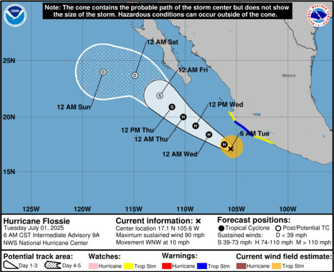 Two Carnival Ships Steering Away From Hurricane Flossie