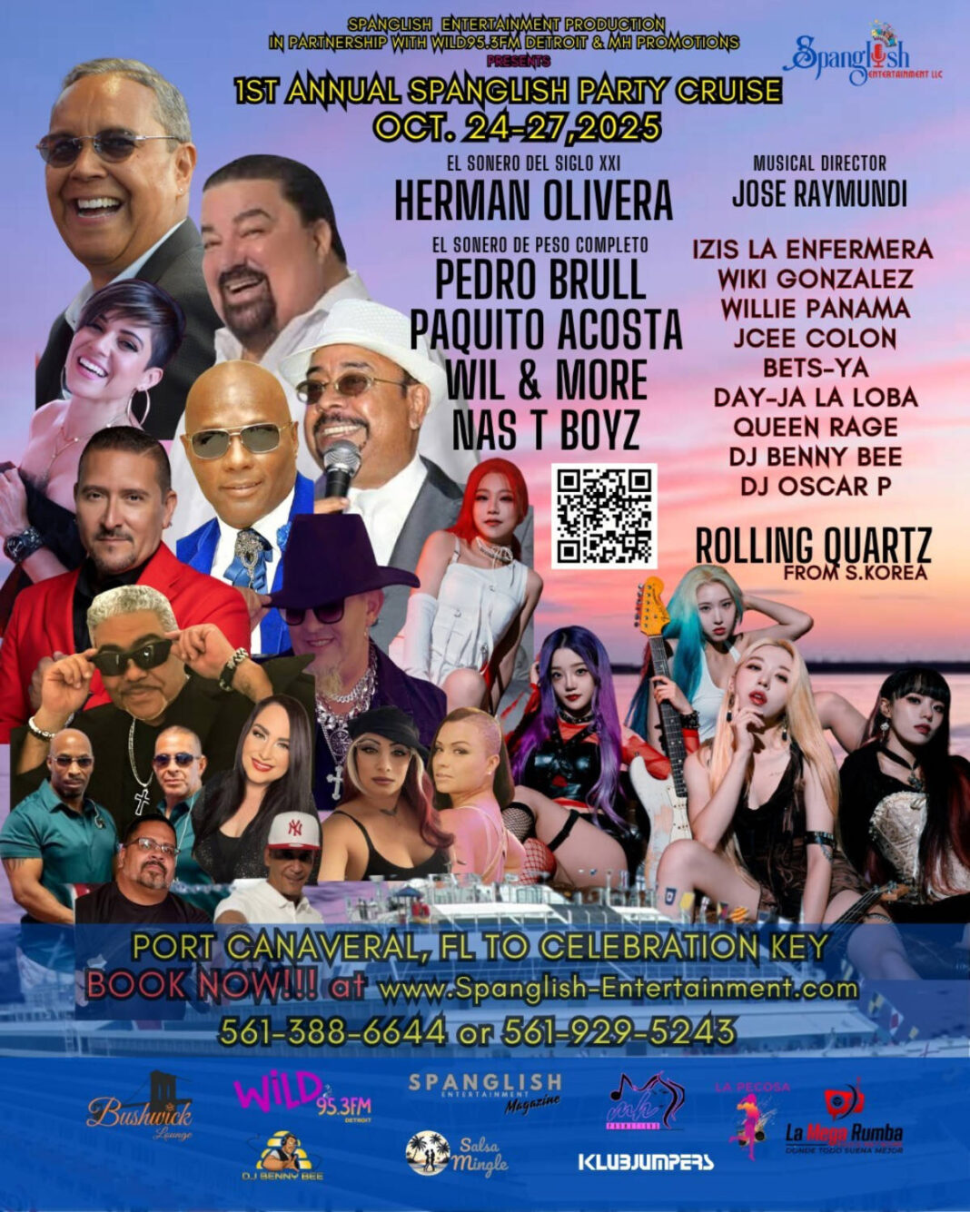 Top Salsa Stars to Entertain on Carnival Ship’s Spanglish Party Cruise