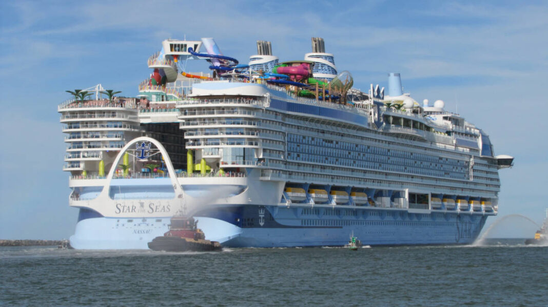 Royal Caribbean's Giant New Mega-Ship Departs on First Guest Sailing