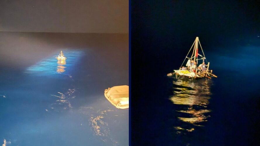 Royal Caribbean Ship Rescues Unstable Overcrowded Raft