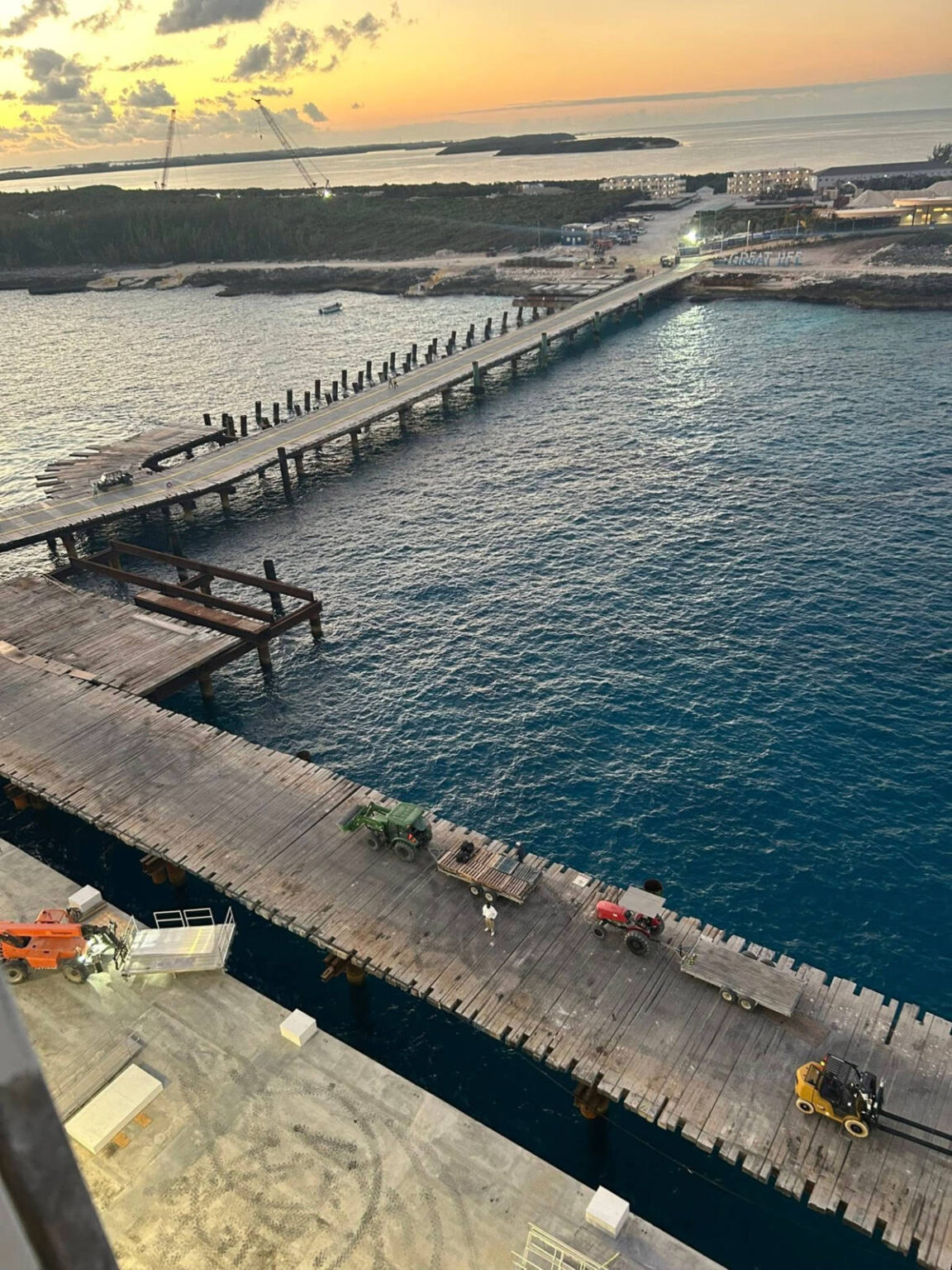Big Change for Great Stirrup Cay as First Ship Finally Docks