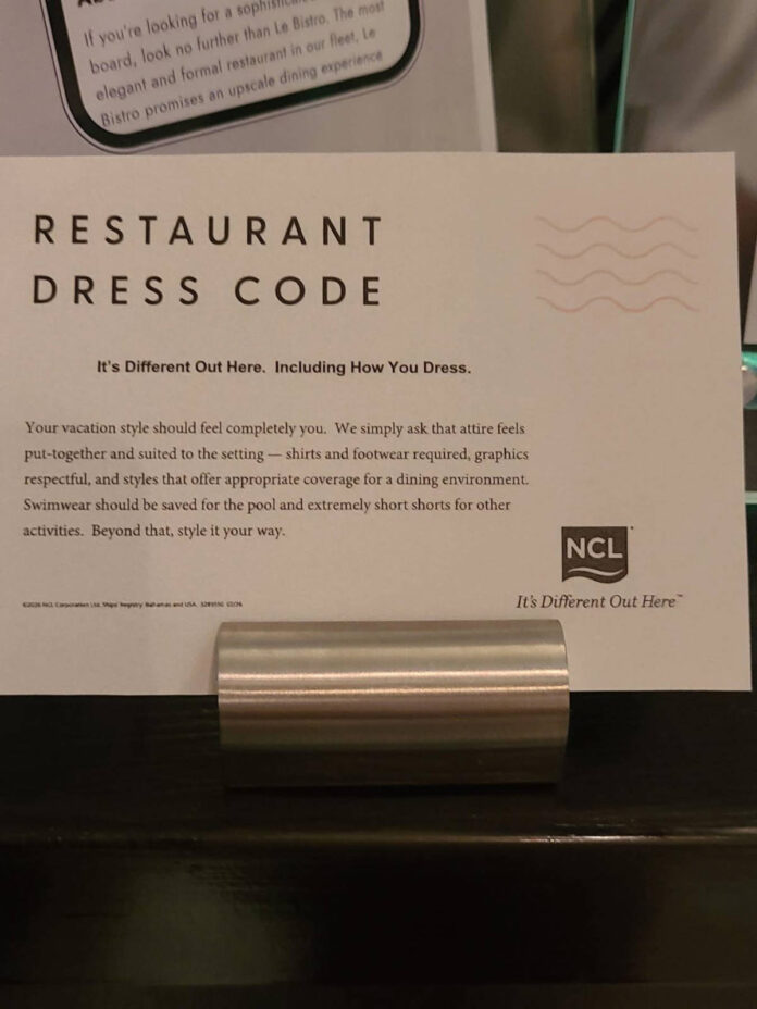 Norwegian Softens Dining Dress Code After Backlash, But Confusion Still ...