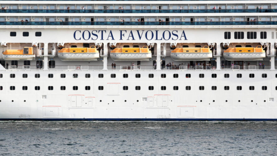 Costa Favolosa Hit by Violent Seas as Cyclone Rocks Ship Overnight
