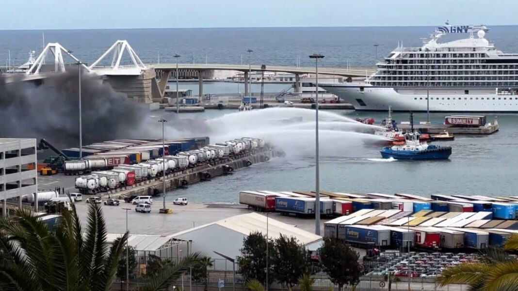 Port of Barcelona Fire Delays Cruise Operations for Multiple Ships