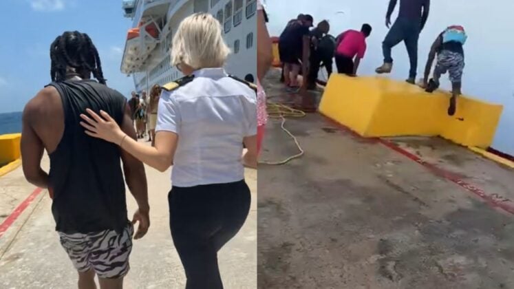 Carnival Guest Saves Life After Fellow Passenger Falls Off Pier