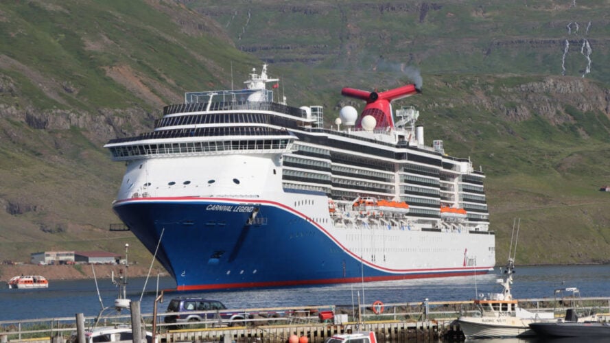 Did Carnival Legend Really Hit a Sandbar in the Baltic Sea?