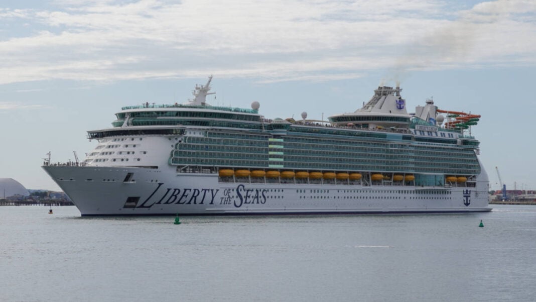 Royal Caribbean's Liberty of the Seas Delayed by Rough Weather in the UK